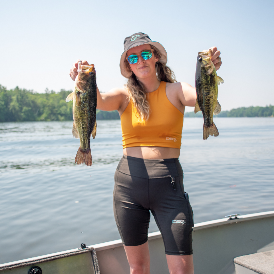 High Waisted Boat Shorts - UPF 50+ - Deep Waters, Dark Charcoal, Mossy ...